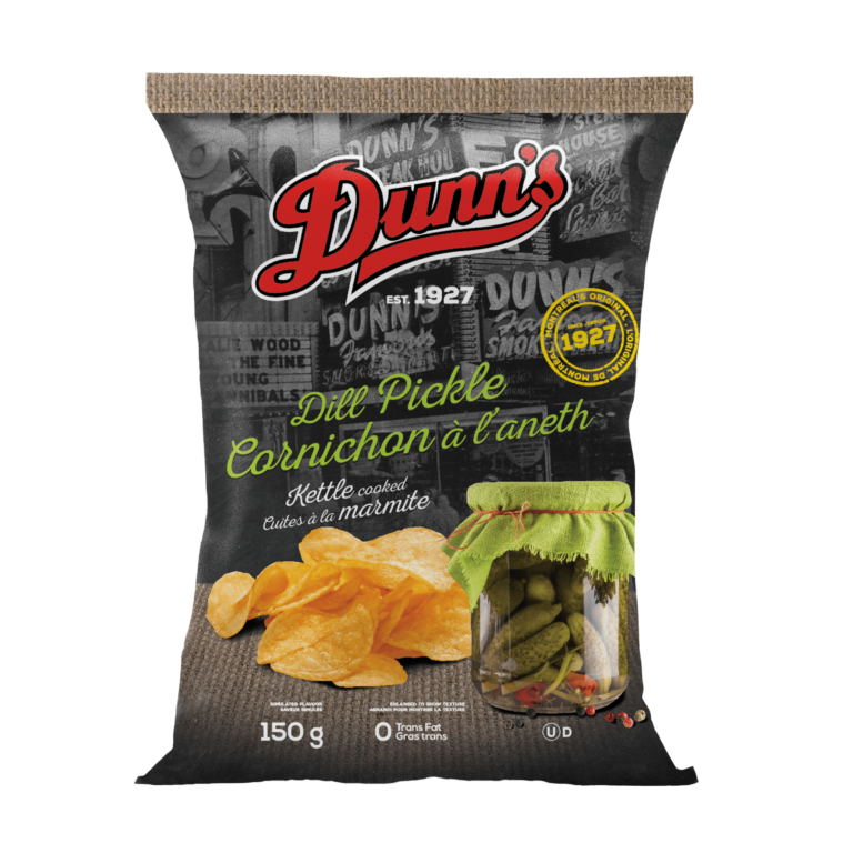 Dunn's Dill Pickle Kettle Chips Canada – Zesty & Crunchy |Dunns famous