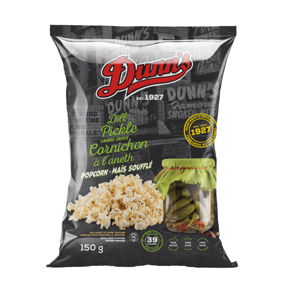 Dunn’s Dill Pickle Popcorn – Tangy & CrunchyDunns famous
